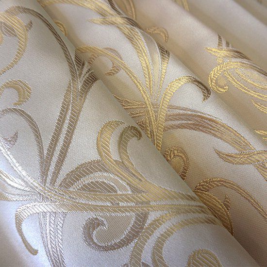 【エクストリームシリーズ】上質ジャガード・形状記憶付カーテン ＜ -Rachel- ラッヘル アイボリー＞ | びっくりカーテン｜100サイズ ...